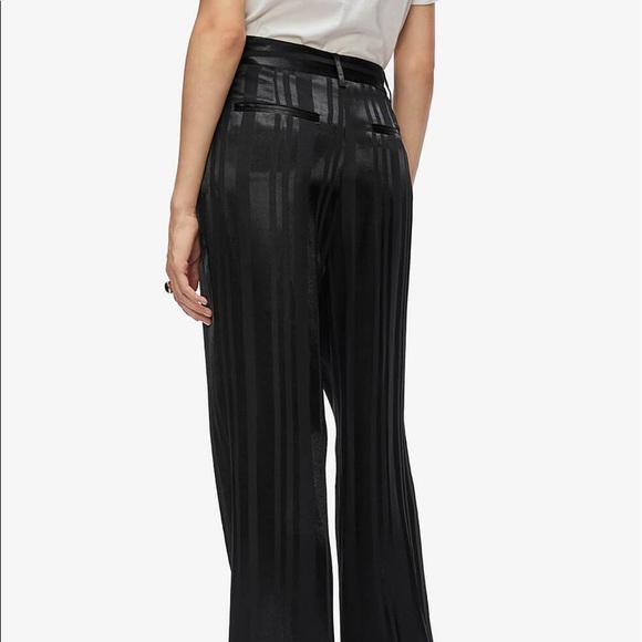 Anine Bing | Pants & Jumpsuits | Anine Bing Hayes Trousers Black Tonal ...